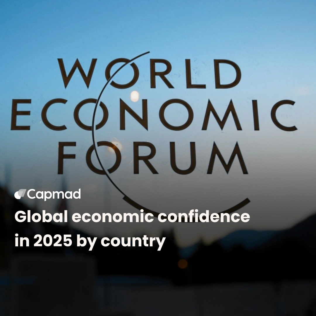 Global economic confidence in 2025 by country
