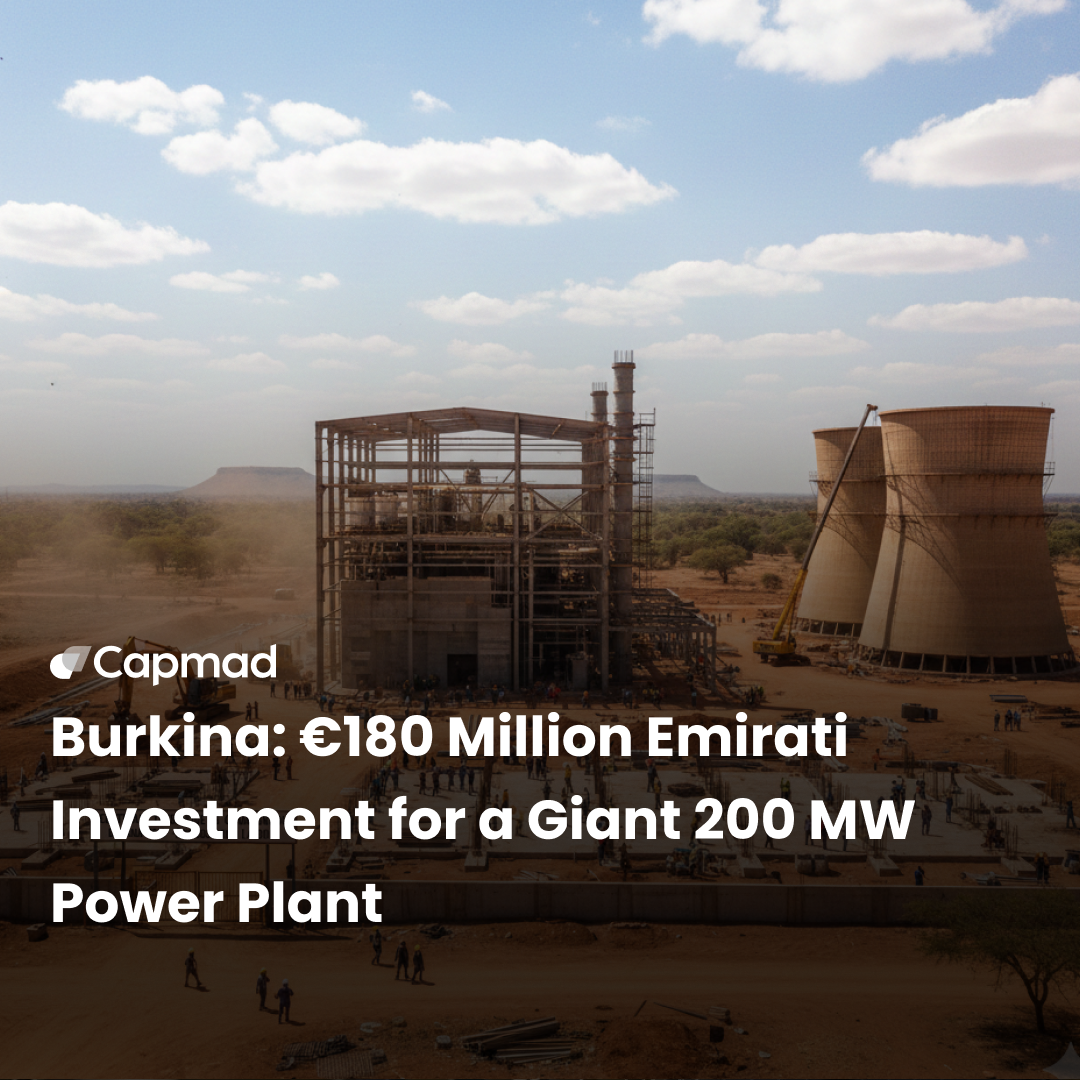 Burkina: €180 Million Emirati Investment for a Giant 200 MW Power Plant